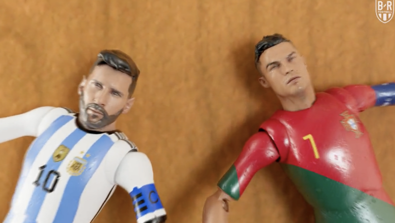 Lionel Messi, Cristiano Ronaldo, en modo Toy Story en el Mundial Qatar 2022