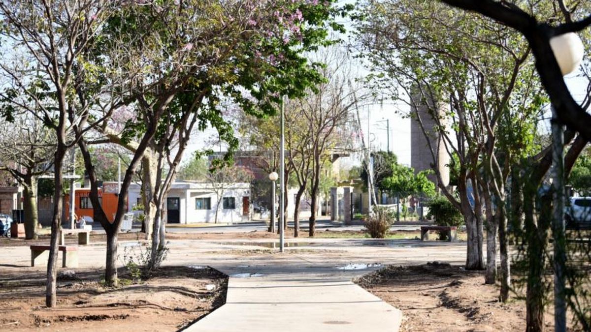 Comenzaron las obras de puesta en valor de la plaza del Barrio Achachay