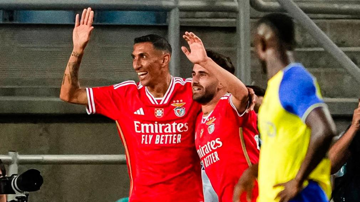 Ángel Di María shines in Benfica with incredible goals against Al Nassr ...