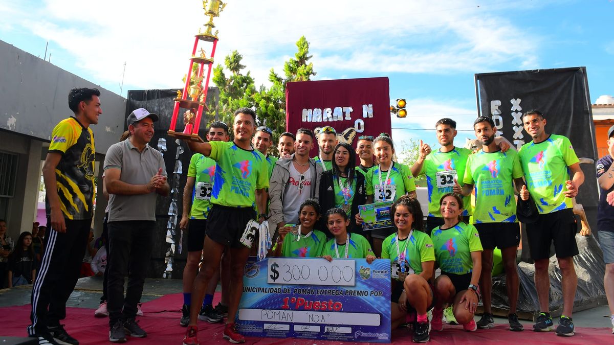 Pomán fue primero en su Vuelta al Departamento