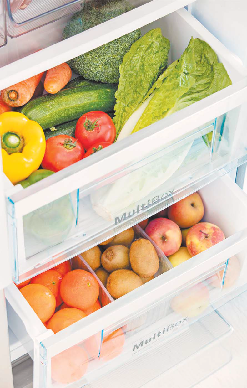 Frutas y verduras ¿Cuáles podemos guardar en la heladera y cuáles no?