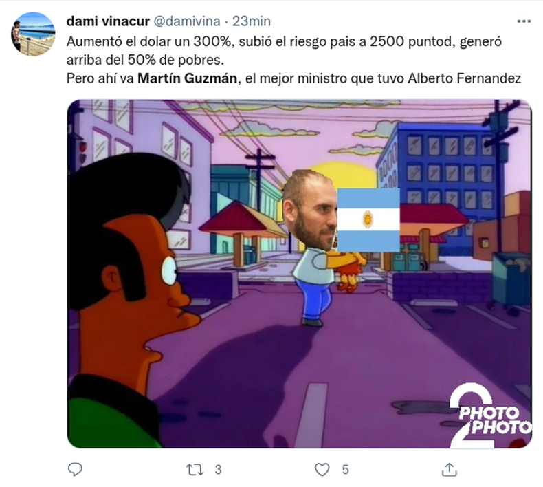 Los memes tras la renuncia de Martín Guzmán al Ministerio de Economía