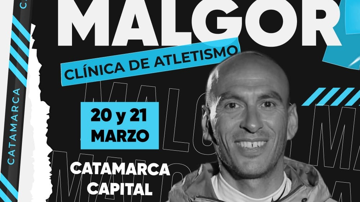 Hay más de cien inscriptos para la clínica de atletismo con Leonardo Malgor