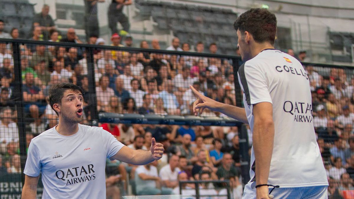 Agustín Tapia y una nueva final en el Italy Major Premier Padel