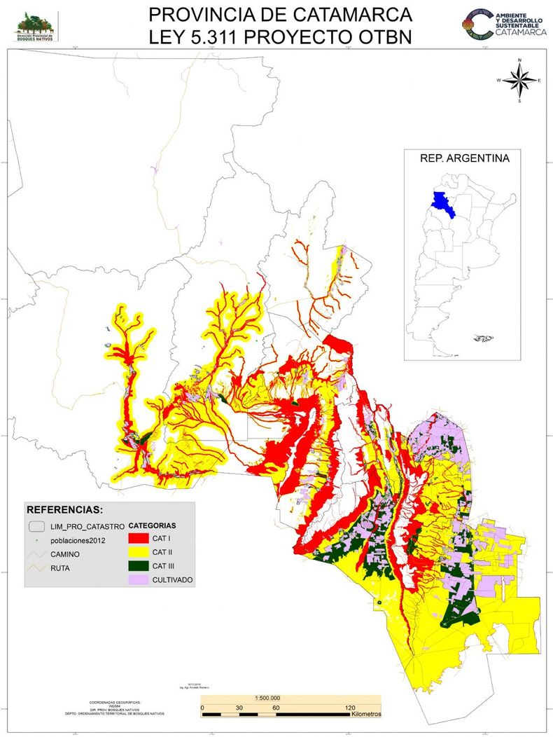 Se viene un nuevo mapa de Ordenamiento de Bosques Nativos