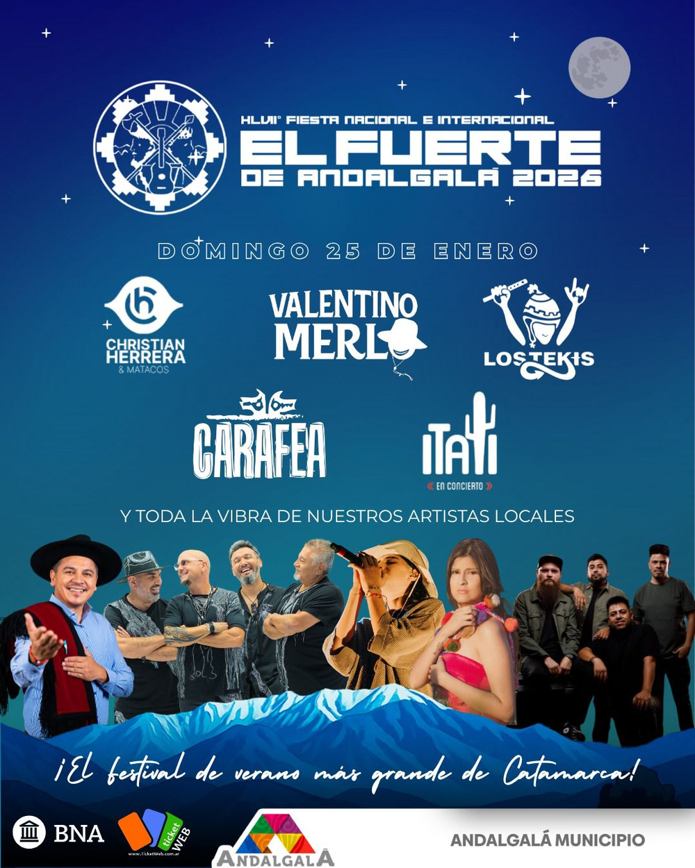 El Fuerte se prepara para su noche de cierre con una destacada cartelera