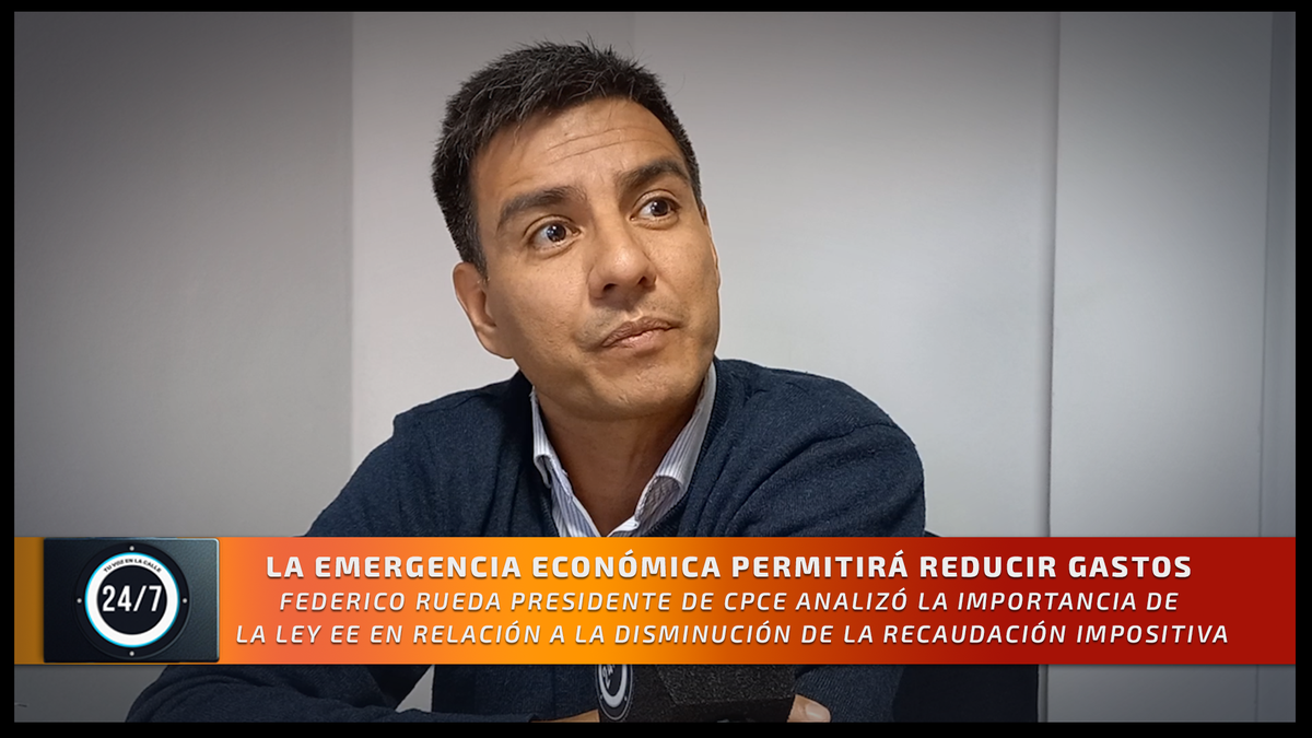 Rueda: La emergencia económica permitirá reducir gastos