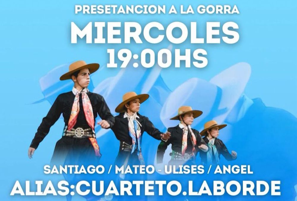 Malambo a la gorra en Plaza 25 de Mayo