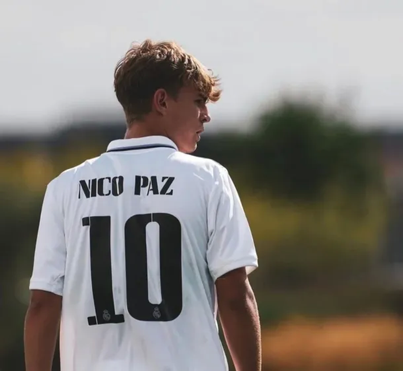 Real Madrid: convocan al argentino Nico Paz para sustituir a Modric