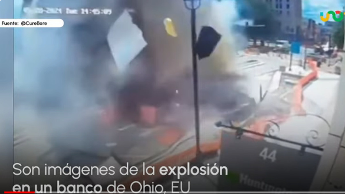 Explosión en un banco en Ohio