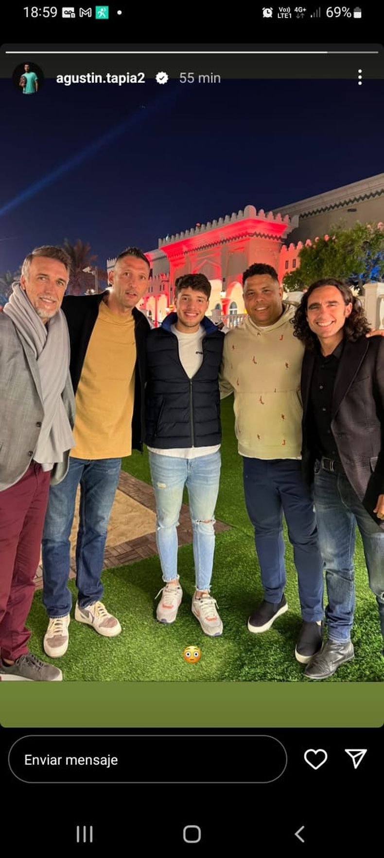 Agustín Tapia invitó a su papá al Mundial Qatar 2022