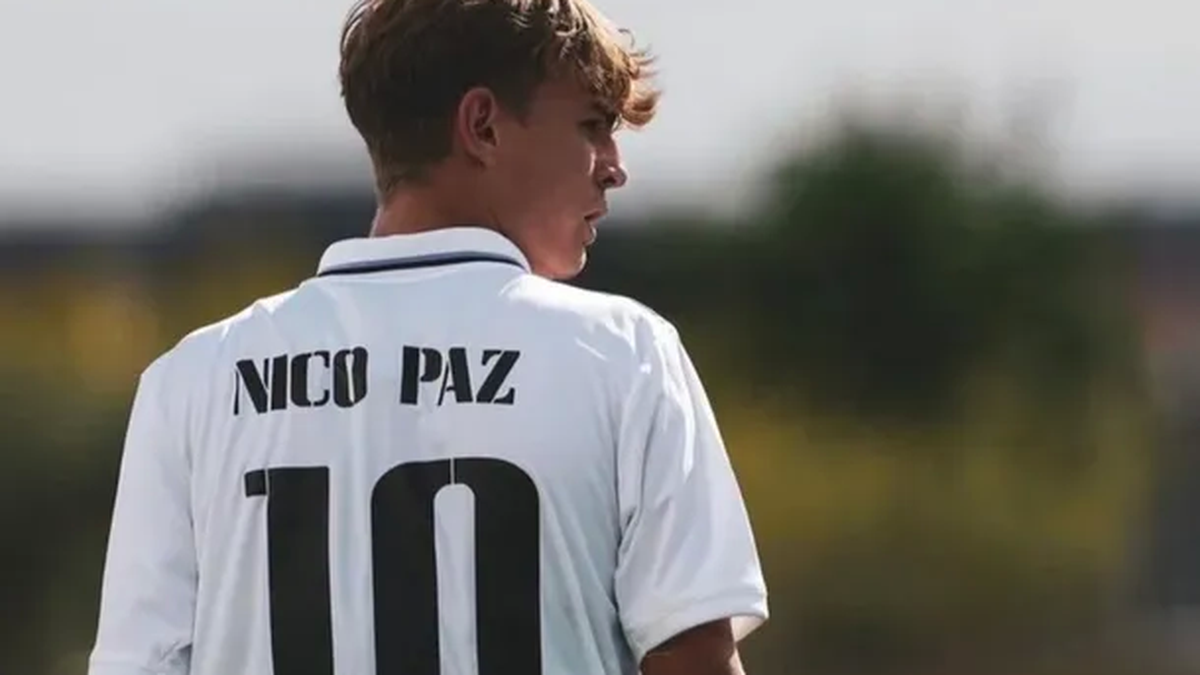 Real Madrid: convocan al argentino Nico Paz para sustituir a Modric